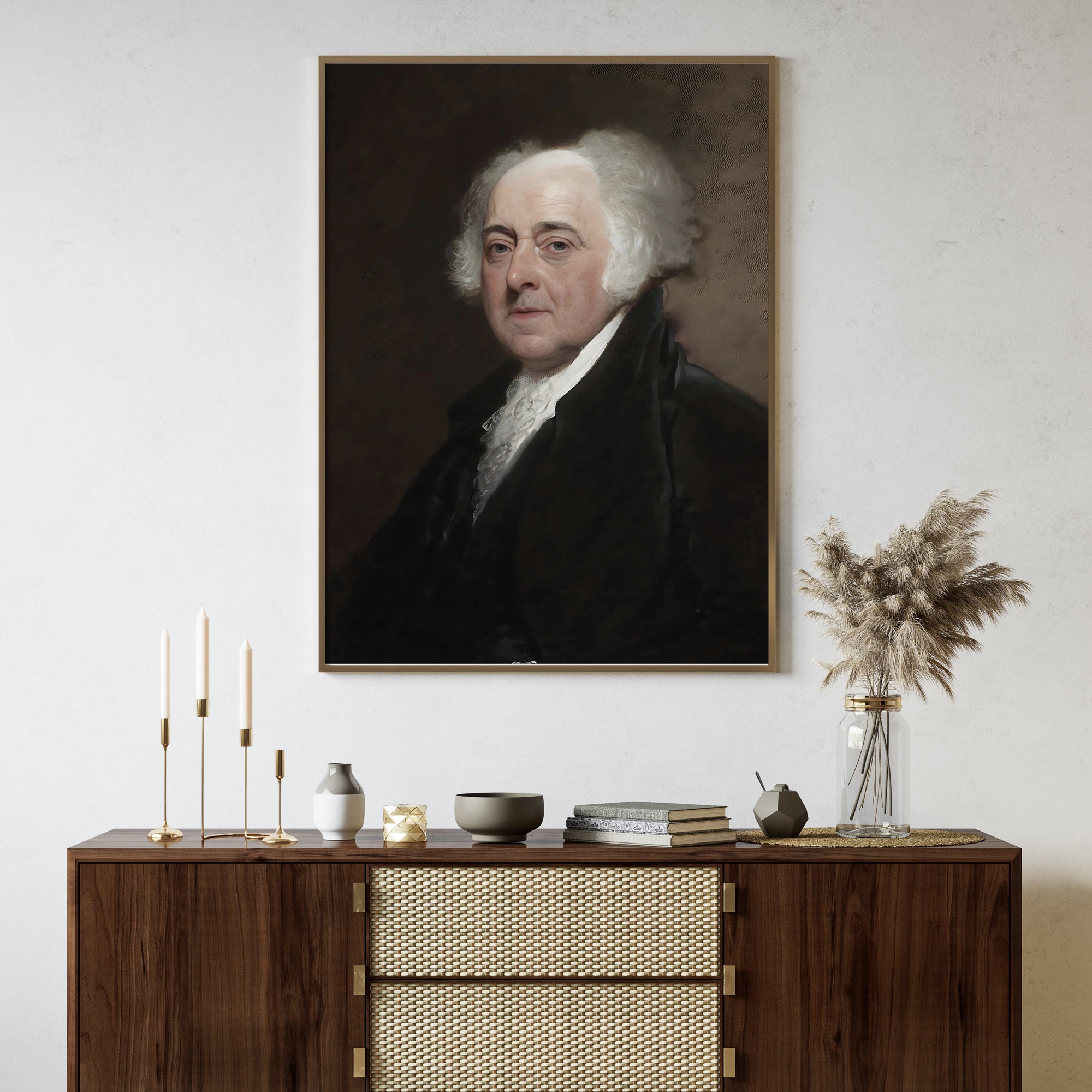 John Adams Portrait | Founding Fathers | America President | Printable ...