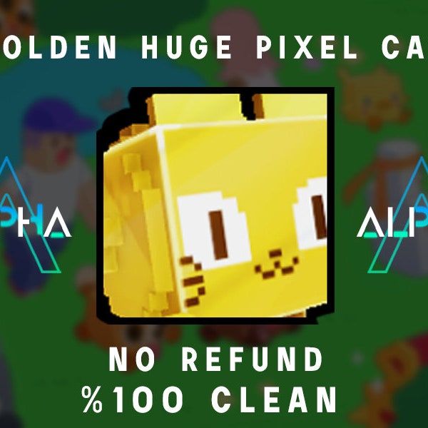 Huge Pıxel Cat - Etsy