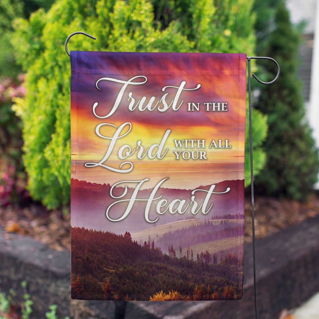 Scripture Garden Flag, Bible Garden Flag, Bible Verse Garden Flag ...