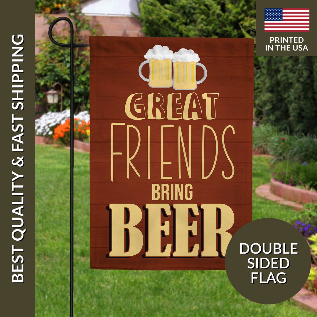 Beer Time Flag, Beer Garden Flag, Beer Flag, Beer Lovers Flag, Happy ...