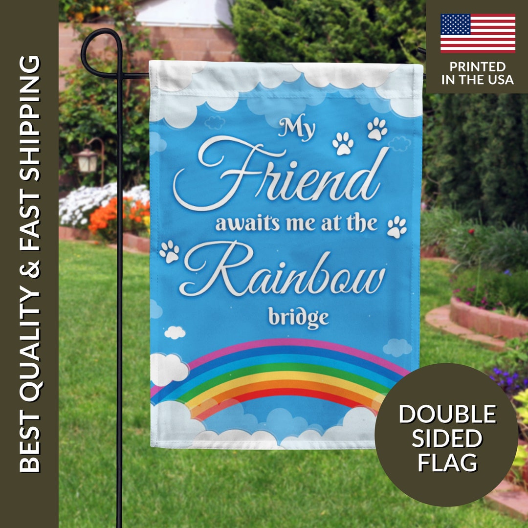 Pet Memorial Garden Flag, Pet Memorial Flag, Pet Loss Flag, Pet ...