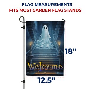 Ghost Garden Flag, Halloween Garden Flag, Ghost Halloween Garden Flag ...
