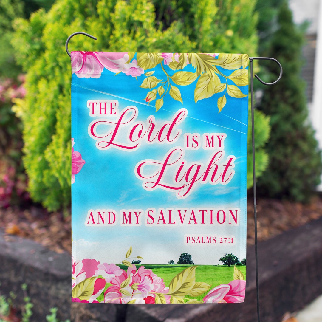 Bible Scripture Garden Flag, Bible Garden Flag, Bible Verse Garden Flag ...