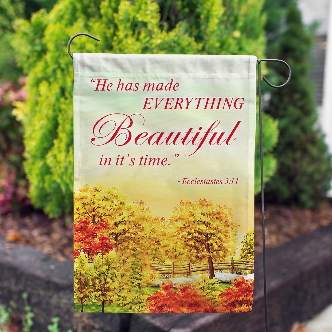 Scripture Garden Flag, Bible Garden Flag, Bible Verse Flag, Christian ...