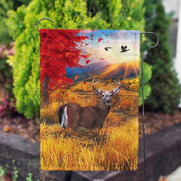 Deer Garden Flags - Etsy