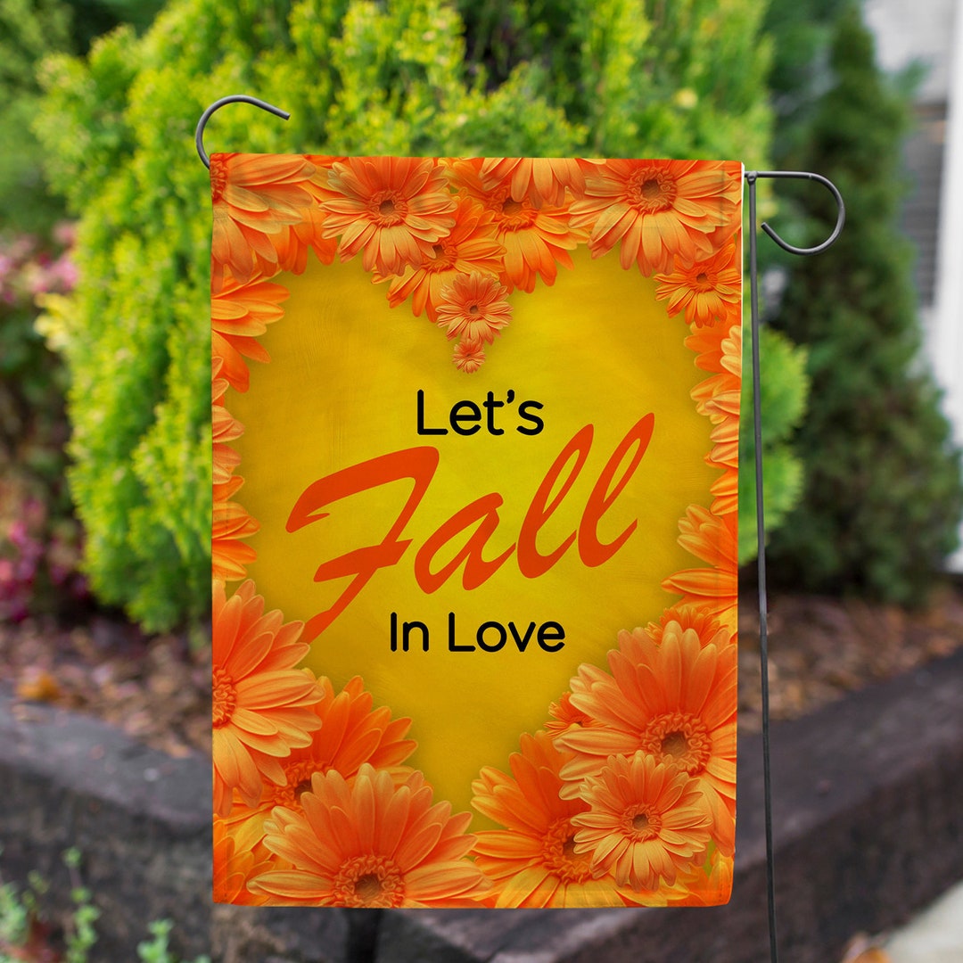 Happy Fall Garden Flag, Fall Garden Flag, Sunflowers Garden Flag ...