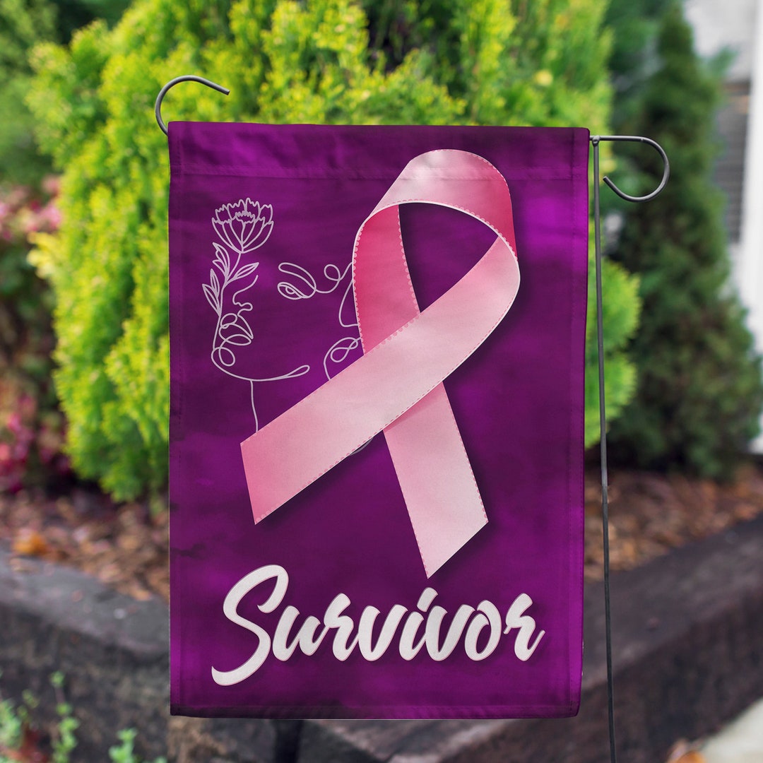 Breast Cancer Survivor Flag, Breast Cancer Awareness Flag, Breast ...