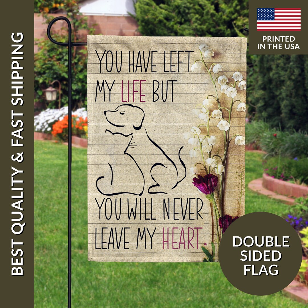 Pet Memorial Garden Flag, Pet Memorial Flag, Pet Loss Flag, Pet ...