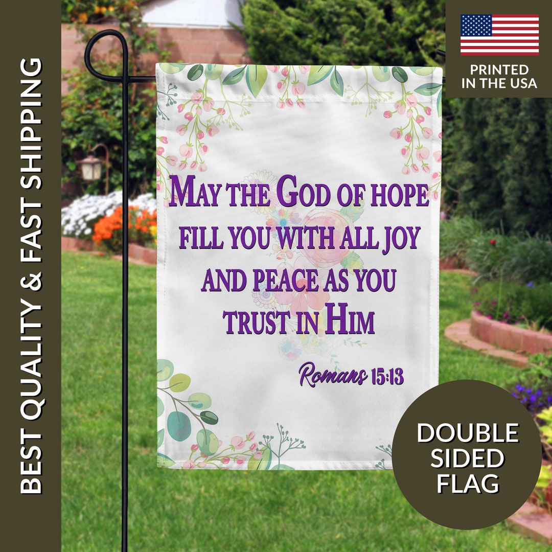 Bible Garden Flag, Scripture Flag, Christian Flag, Bible Verse Flag ...