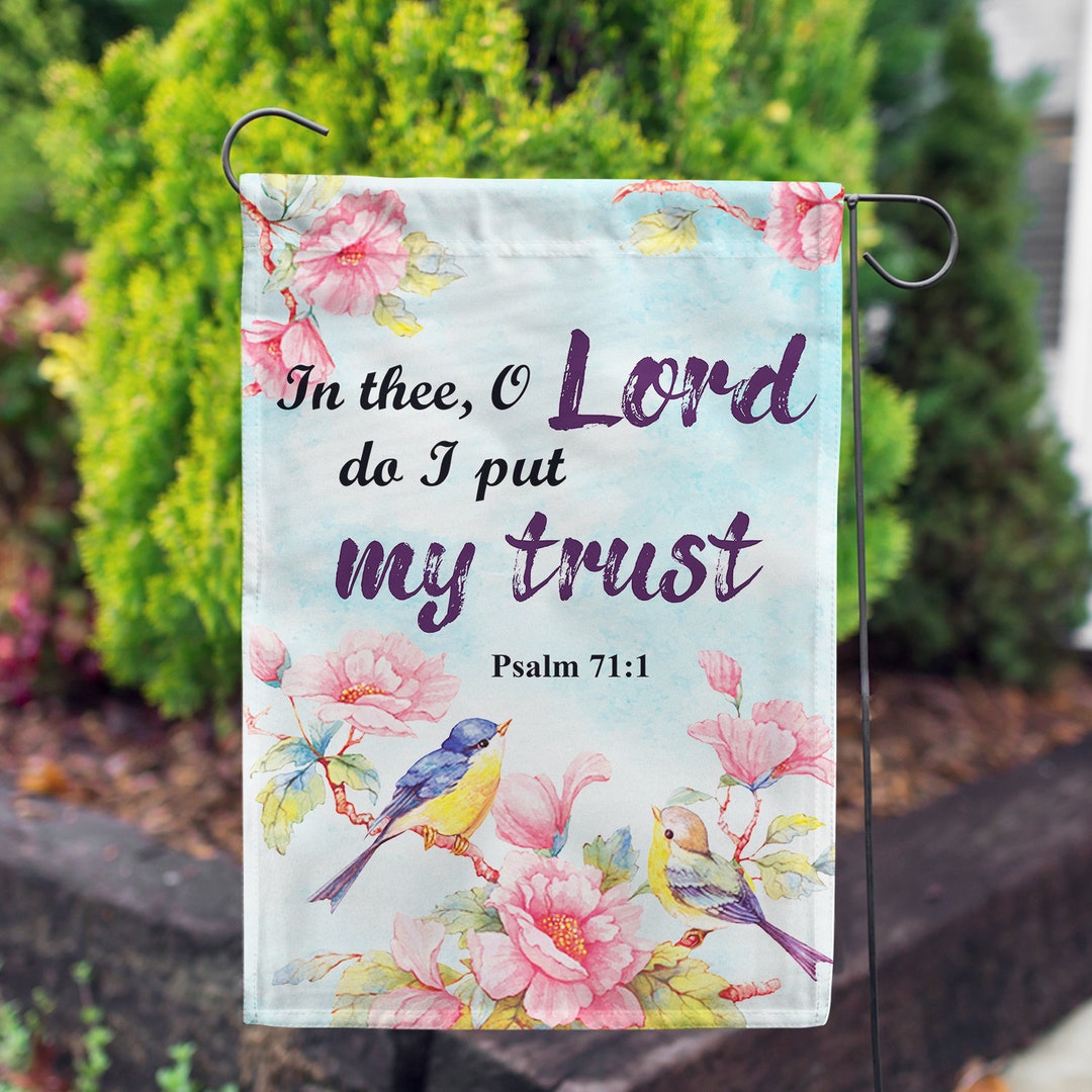 Scripture Garden Flag, Bible Garden Flag, Bible Verse Garden Flag ...