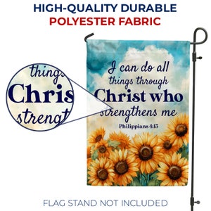 Bible Garden Flag, Scripture Flag, Christian Flag, Bible Verse Flag ...