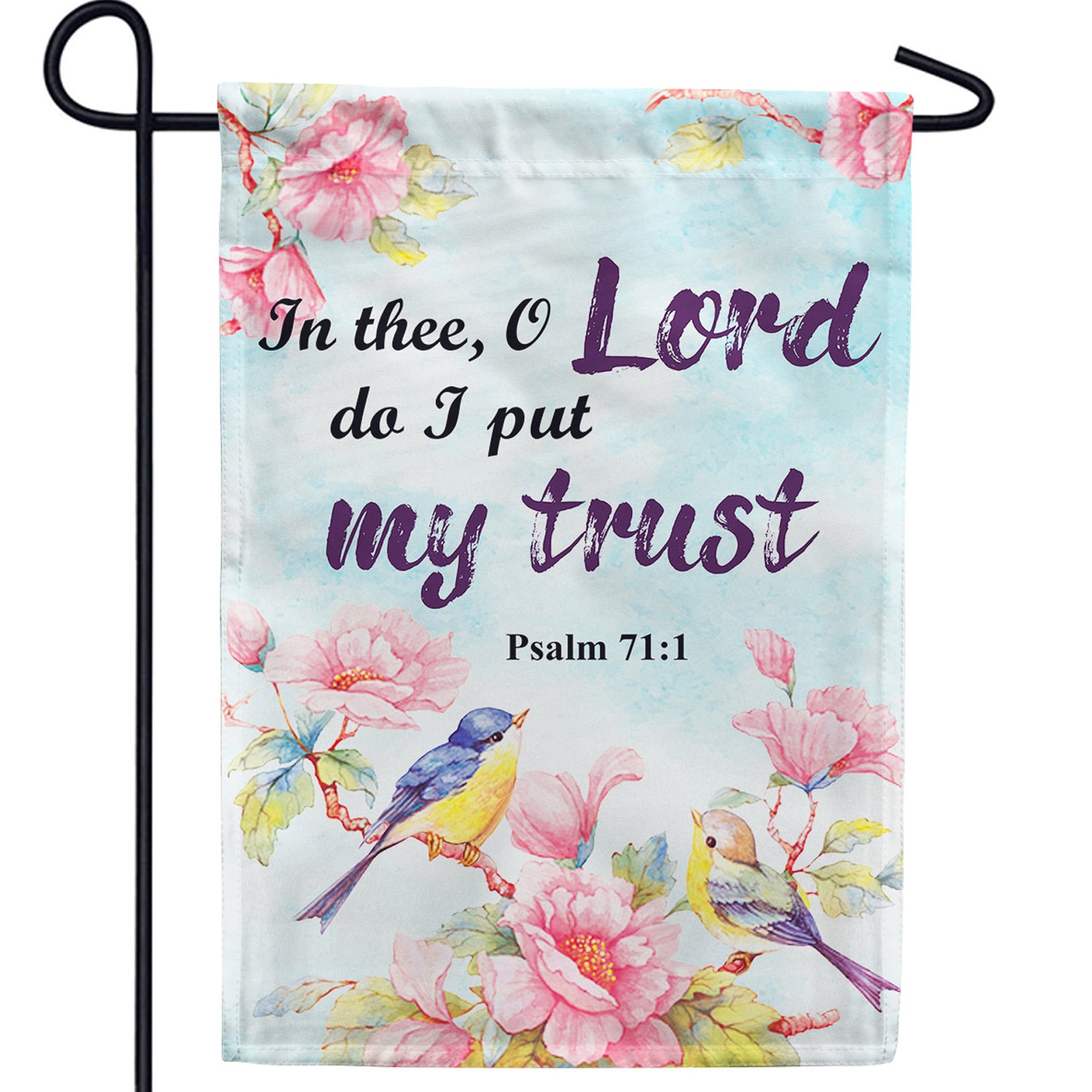 Scripture Garden Flag Bible Garden Flag Bible Verse Garden - Etsy