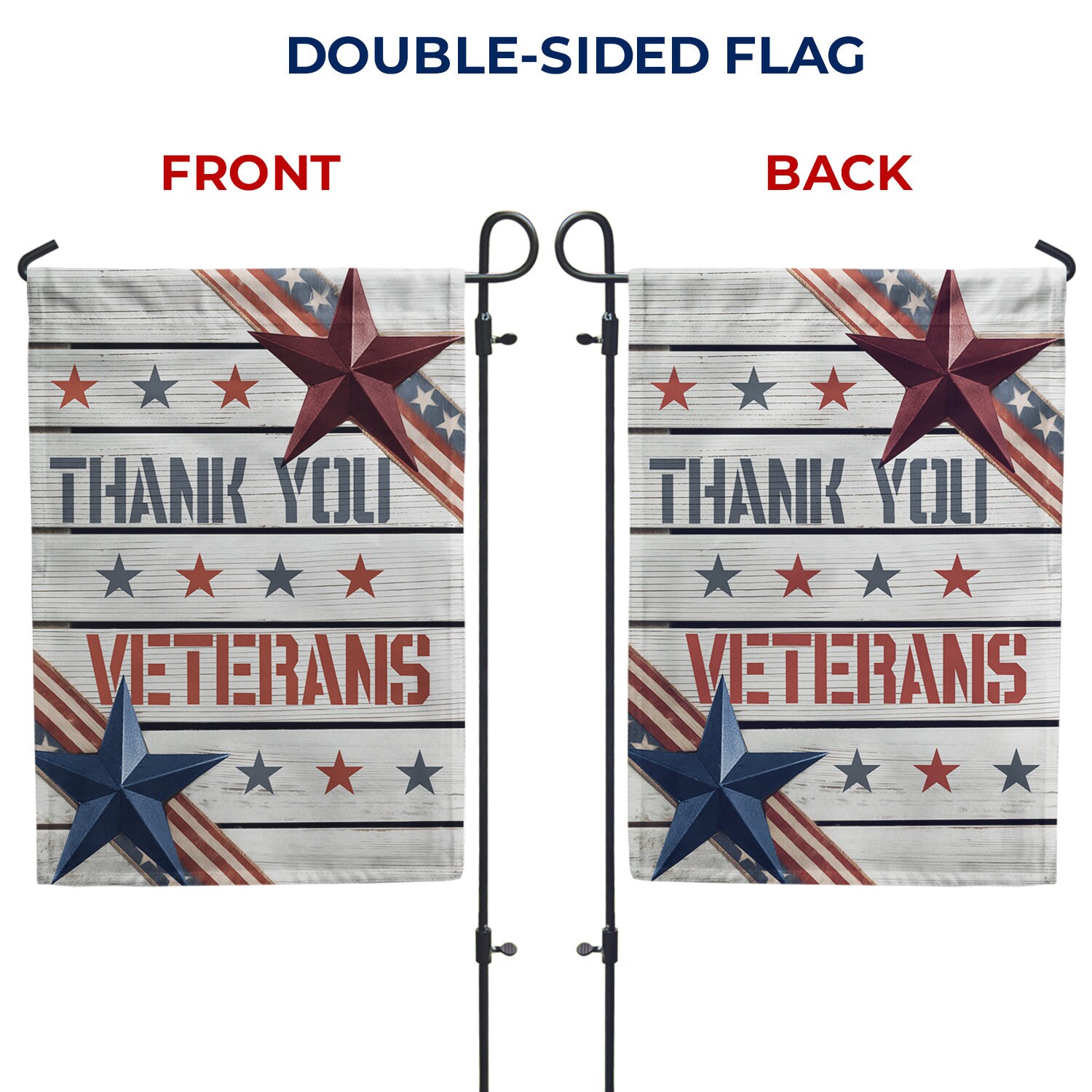 Thank You Veterans Garden Flag Remembrance Veteran Day Garden - Etsy