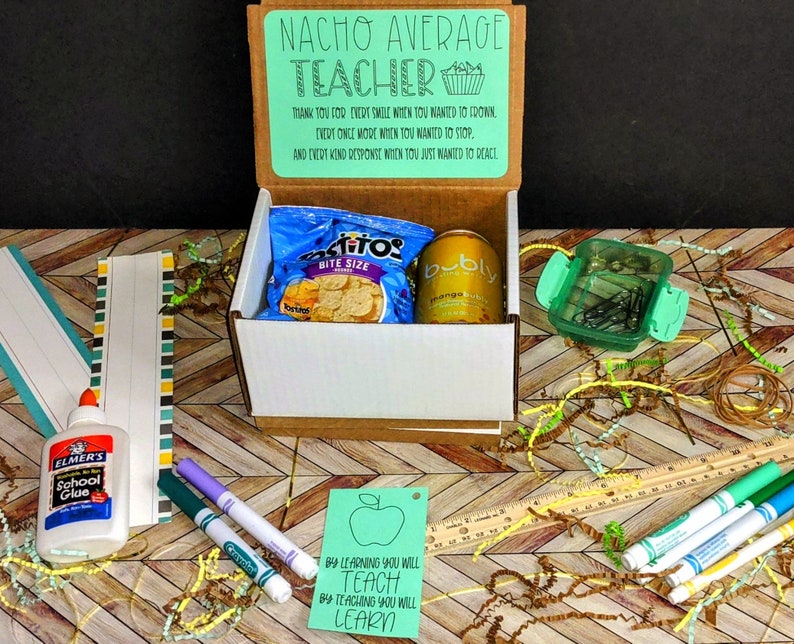 Nacho Average Teacher Gift Teacher Appreciation Day End of Year Gift - Etsy