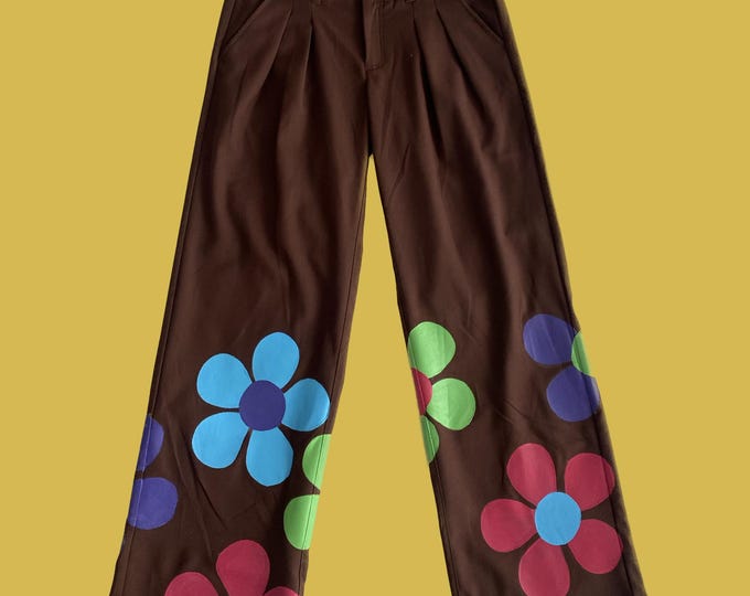 Flower Power Pants - Etsy