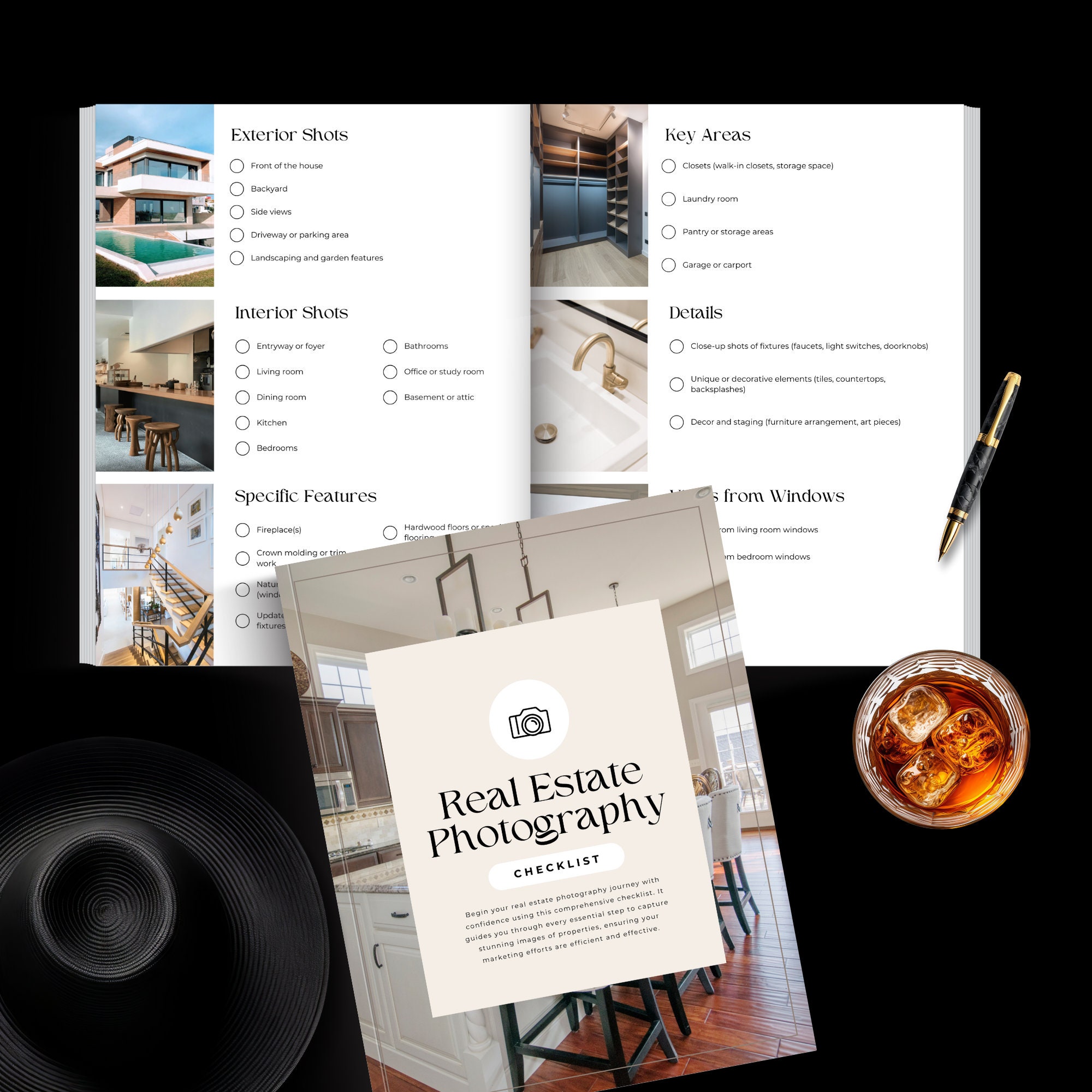 Photography Checklist Photoshoot Prep List Real Estate Photography Prep ...