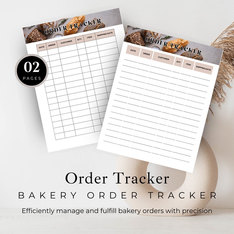 Bakery Business Forms Bundle Canva Template Canva Editable Baking ...