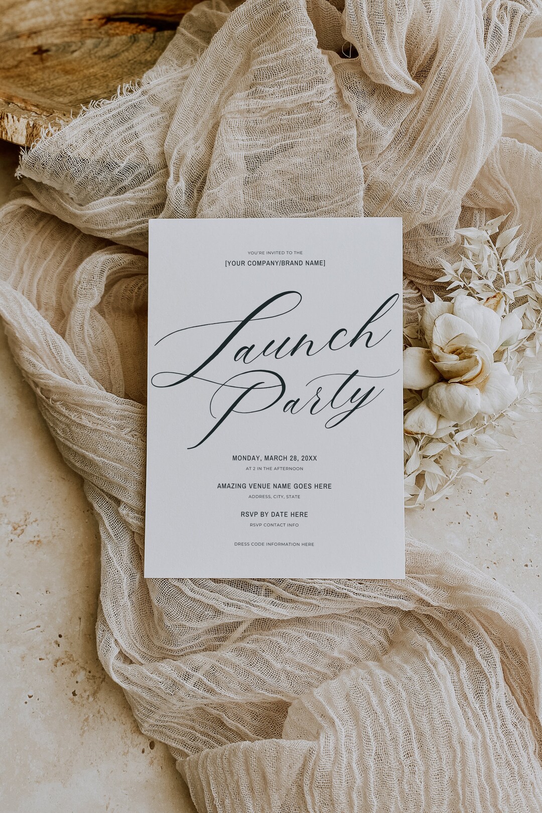 Launch Party Invitation | Corporate Event | Grand Opening | Editable ...