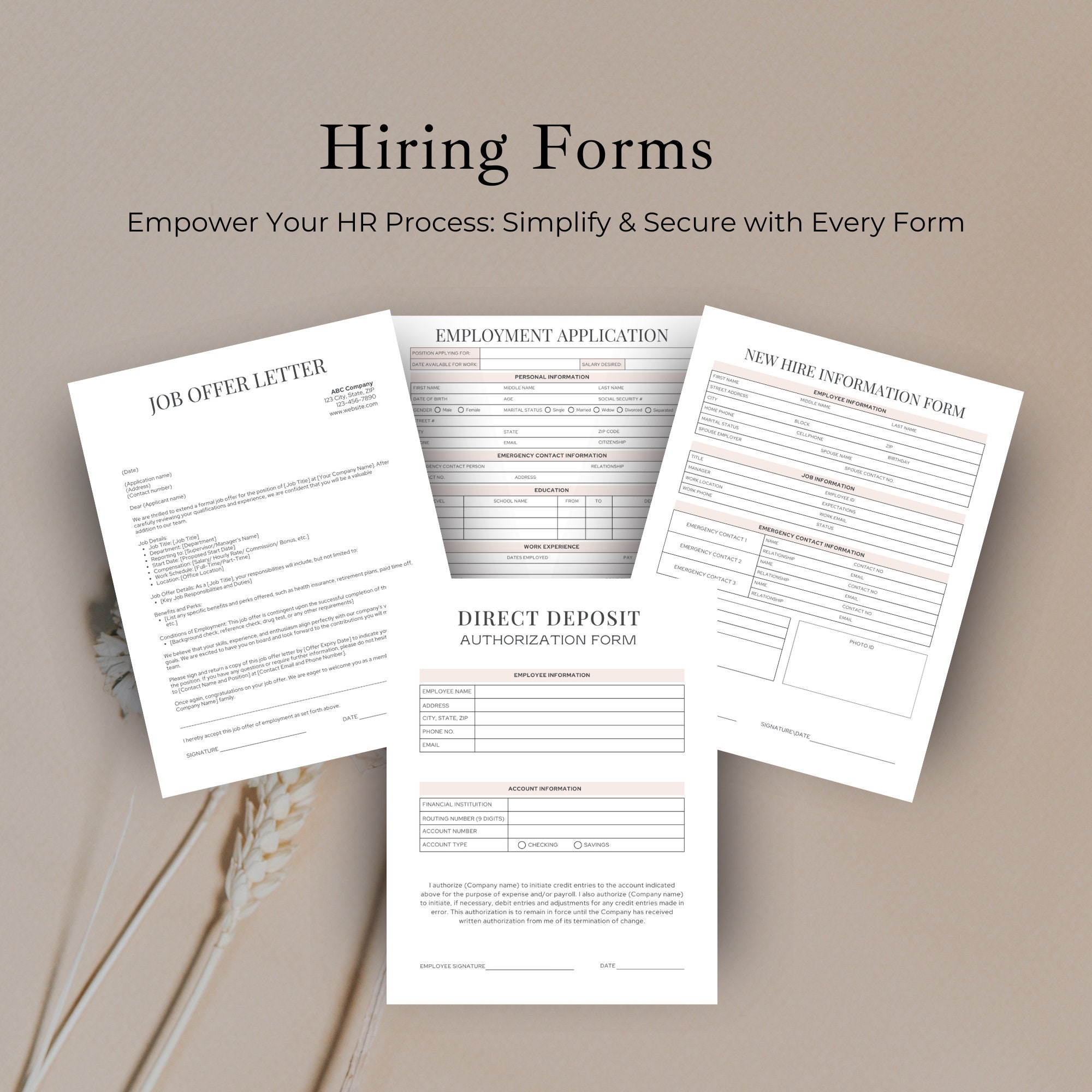 New Hire | Training Manual Template | New Employee Checklist | Job ...