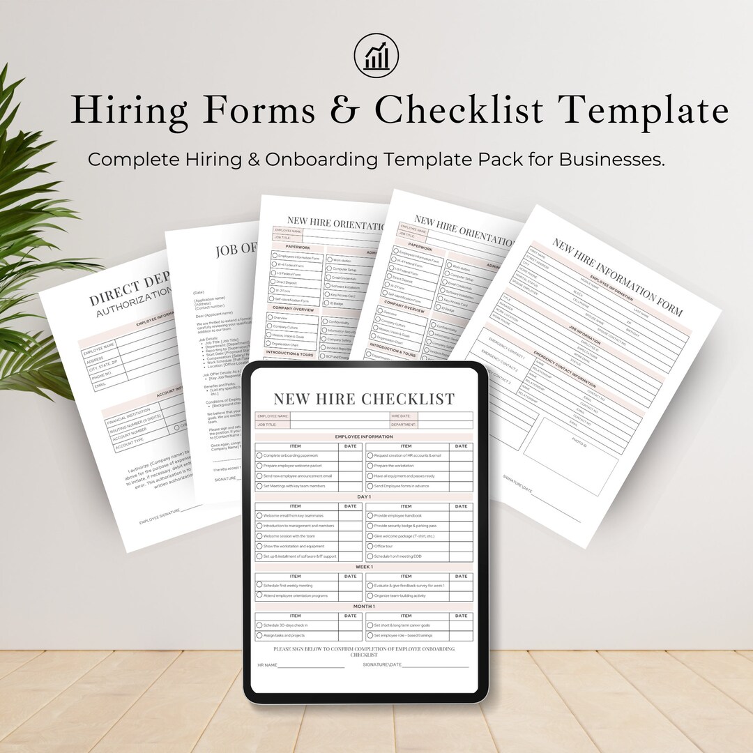 New Hire | Training Manual Template | New Employee Checklist | Job ...