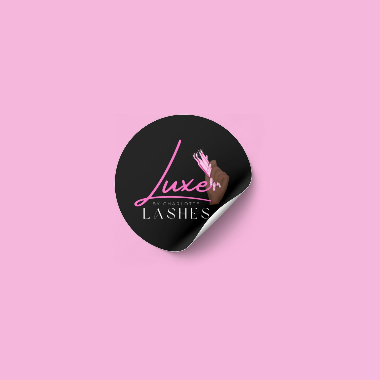 Lash Tech Logo | Pre-made Logo | DIY Canva Logo Design Template | Lash ...