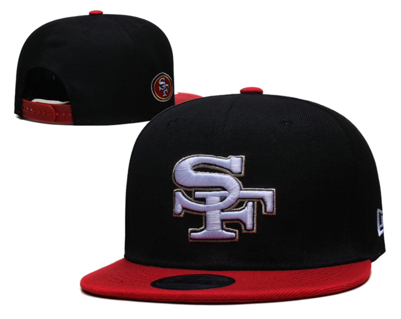 San Francisco 49ers Snapback Hat Retro Style Script Adjustable Fit OSFM ...