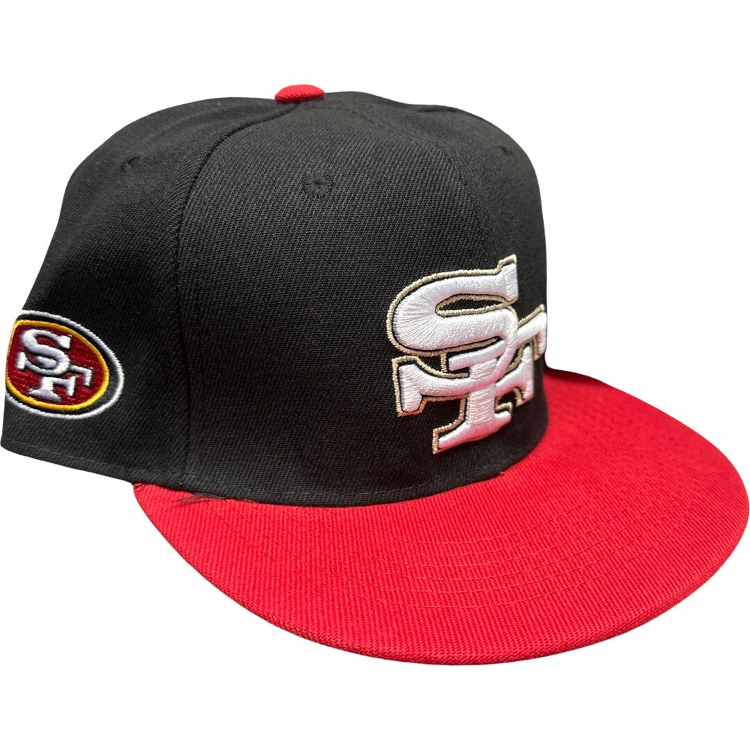 San Francisco 49ers Snapback Hat Retro Style Script Adjustable Fit OSFM ...