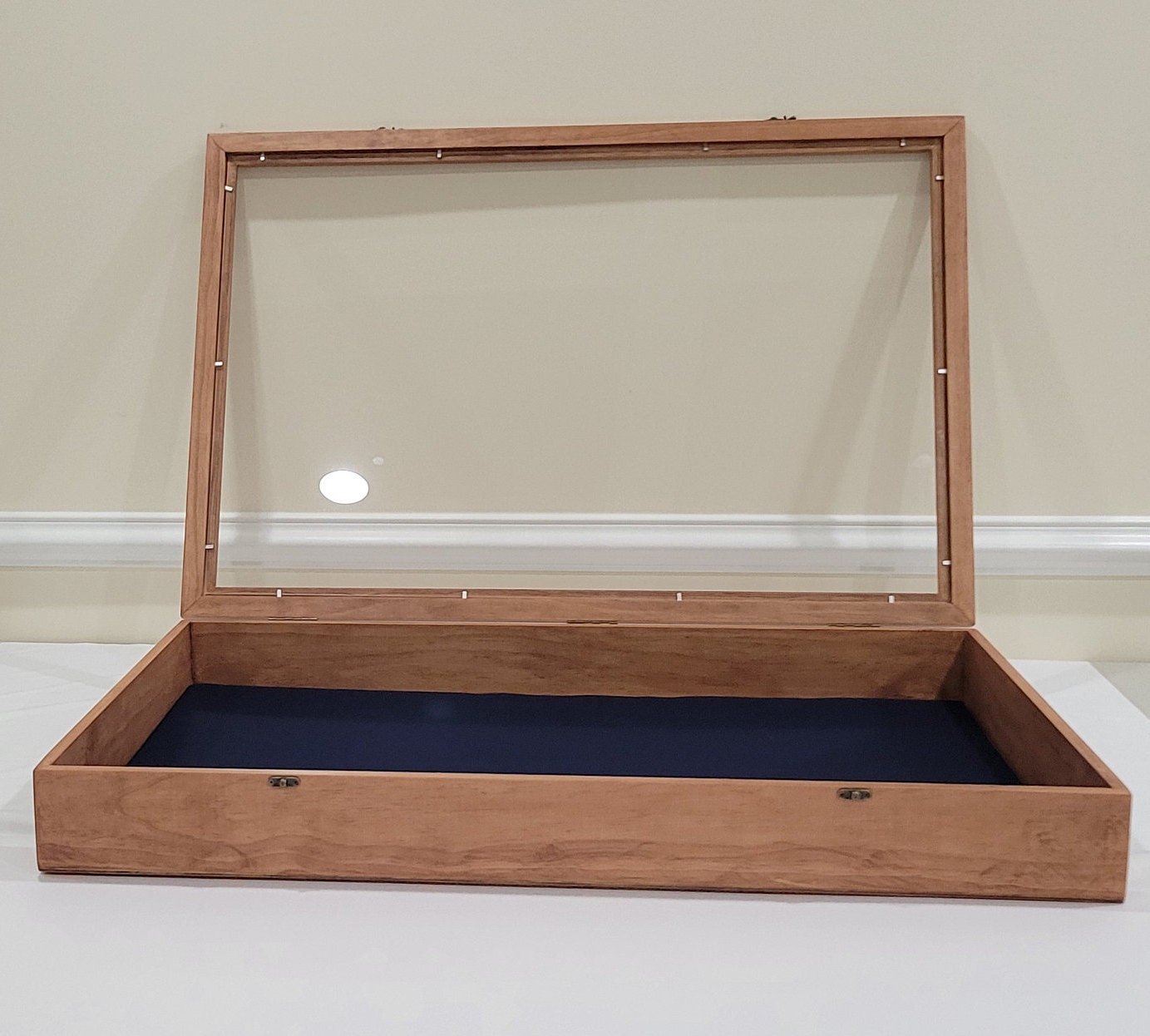 Military Uniform Shadow Box Display Case, Custom Keepsake Box, Wooden ...