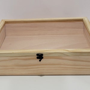 16"x20" Large Deep Shadow Box Display Case Frame, Unfinished, Painted ...
