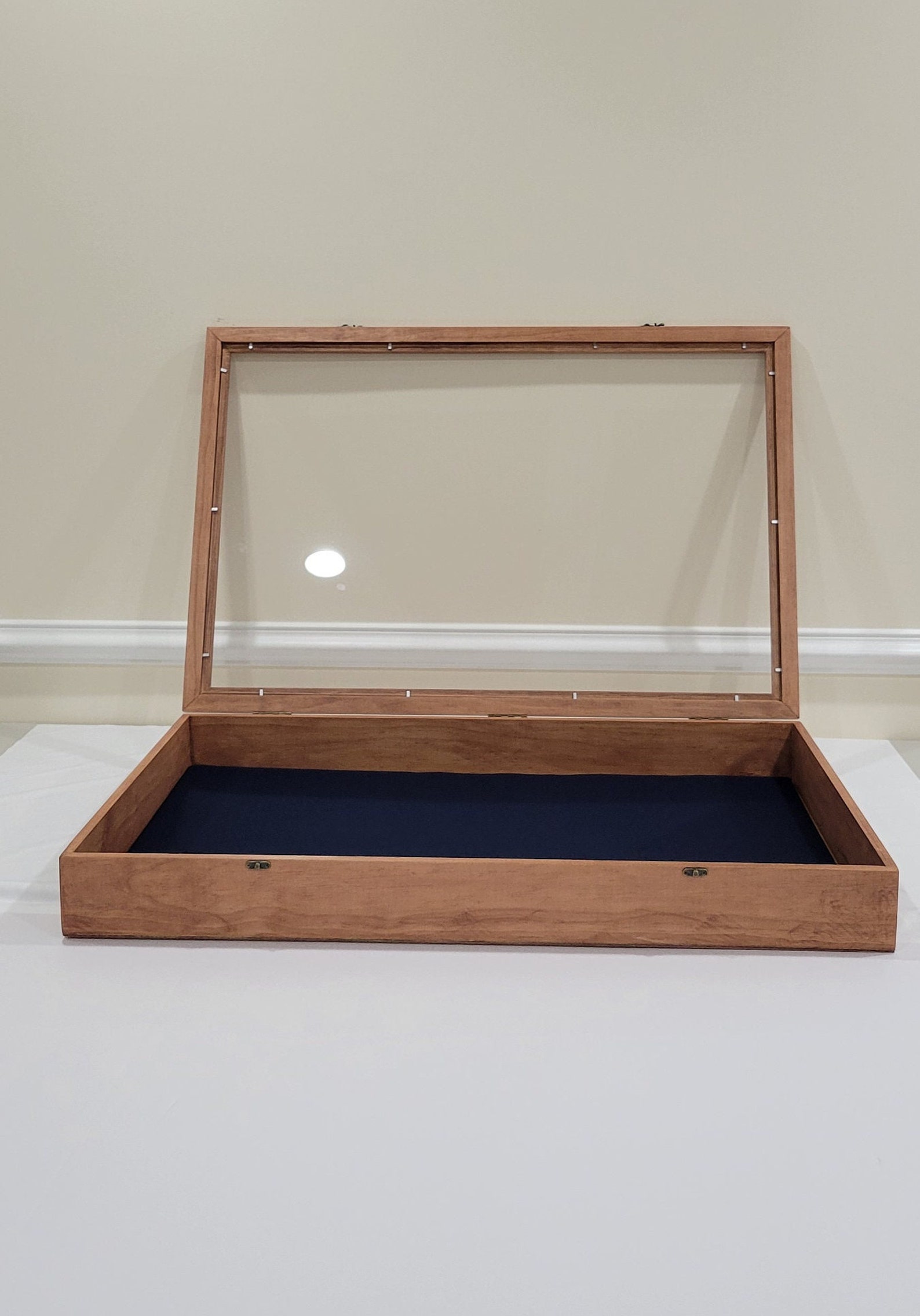 Military Uniform Shadow Box Display Case, Custom Keepsake Box, Wooden ...