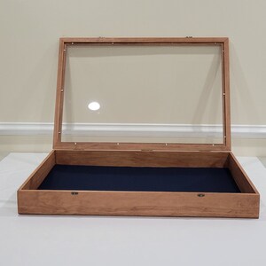Military Uniform Shadow Box Display Case, Custom Keepsake Box, Wooden ...