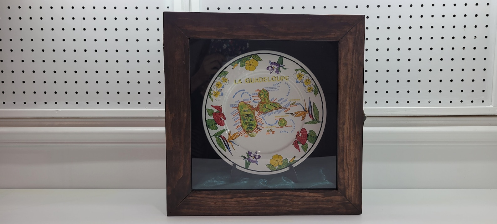 Deep Shadow Box With Frame, Large Square Display Case With Glass Lid ...