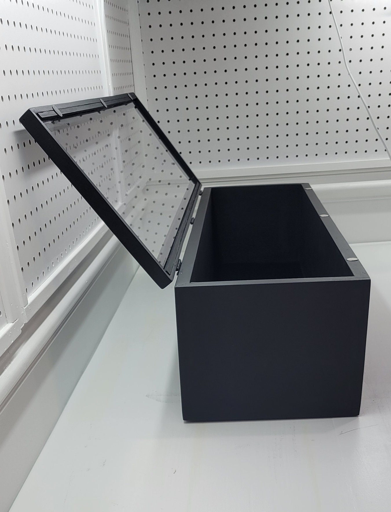 Display Shadow Box, Extra Large and Deep Solid Wood Black Shadowbox ...