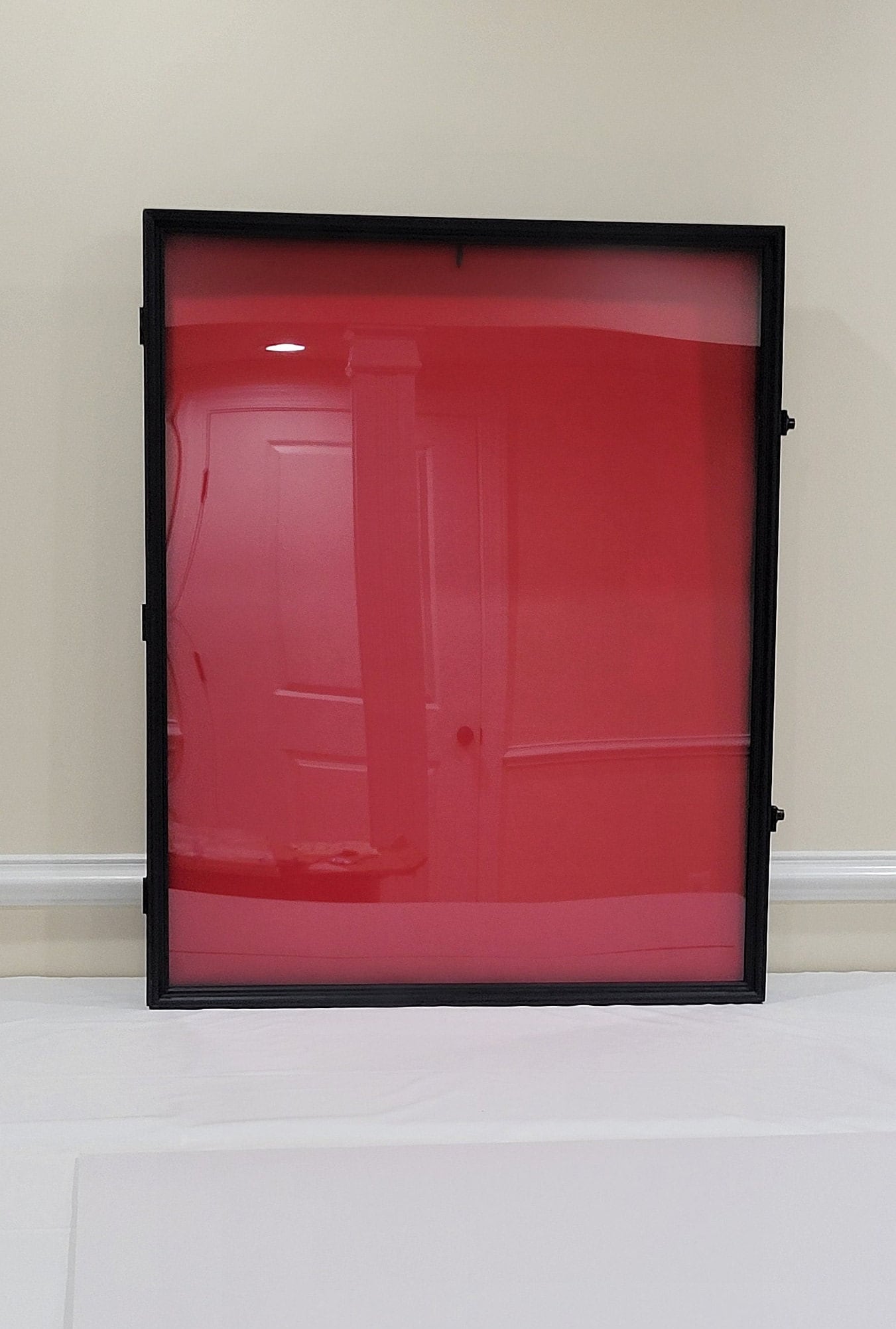 34"x42" Shadow Box Display Cabinet, NHL Sports Jersey XXL Jumbo Size ...