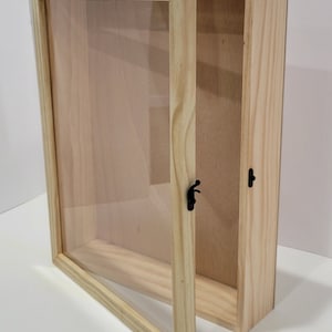 16"x20" Large Deep Shadow Box Display Case Frame, Unfinished, Painted ...
