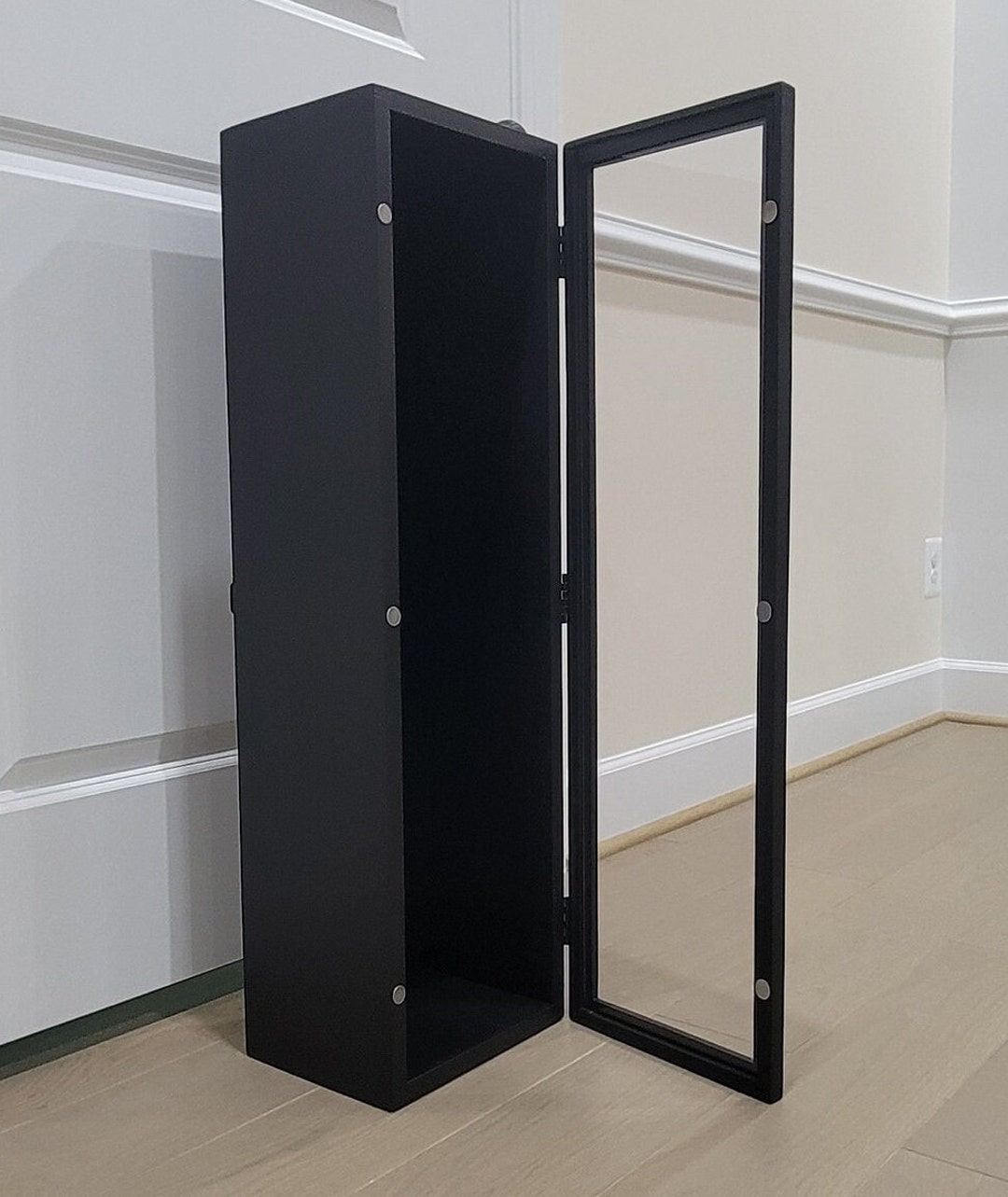 Display Shadow Box, Extra Large and Deep Solid Wood Black Shadowbox ...