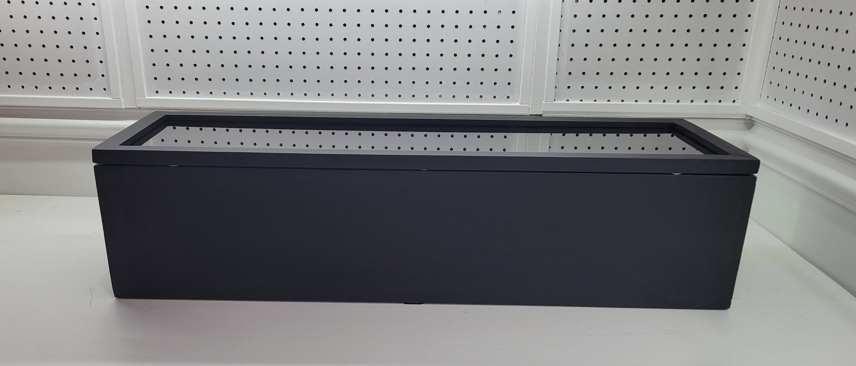 Display Shadow Box, Extra Large and Deep Solid Wood Black Shadowbox ...