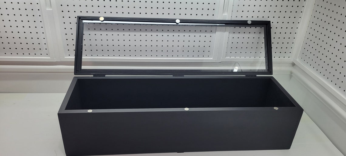 Display Shadow Box, Extra Large and Deep Solid Wood Black Shadowbox ...