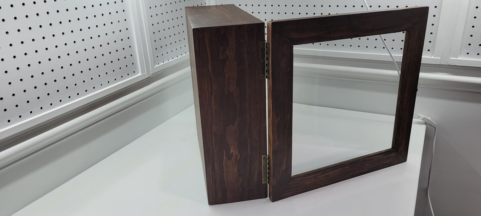 Deep Shadow Box With Frame, Large Square Display Case With Glass Lid ...