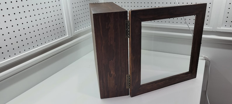 Deep Shadow Box With Frame, Large Square Display Case With Glass Lid ...