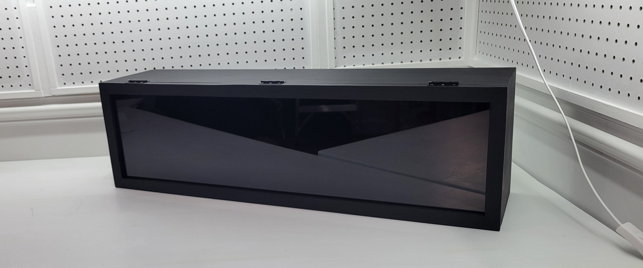 Display Shadow Box, Extra Large and Deep Solid Wood Black Shadowbox ...