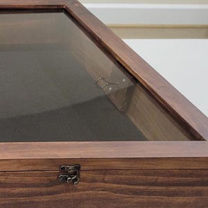 Military Uniform Shadow Box Display Case, Custom Keepsake Box, Wooden ...