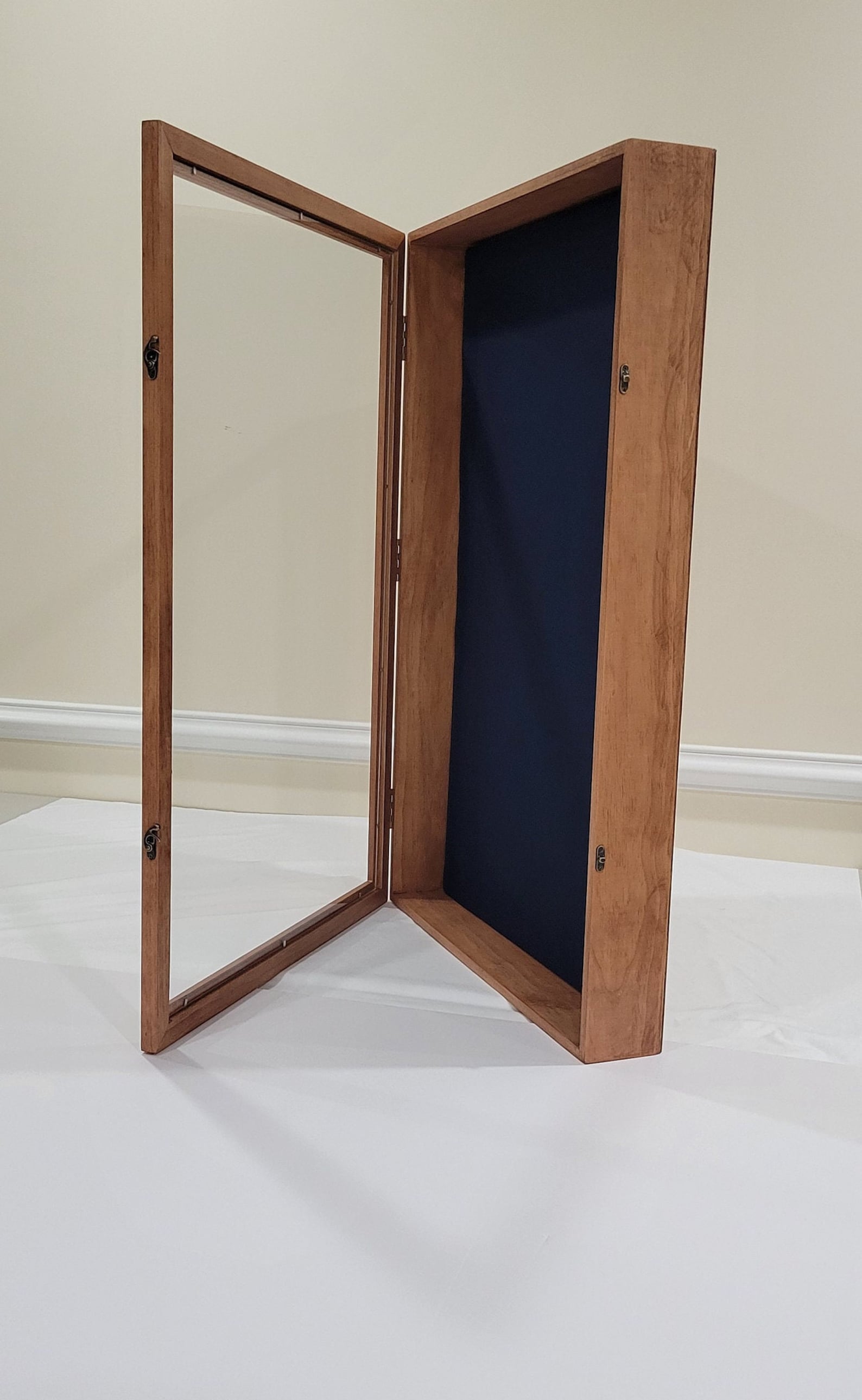 Military Uniform Shadow Box Display Case, Custom Keepsake Box, Wooden ...