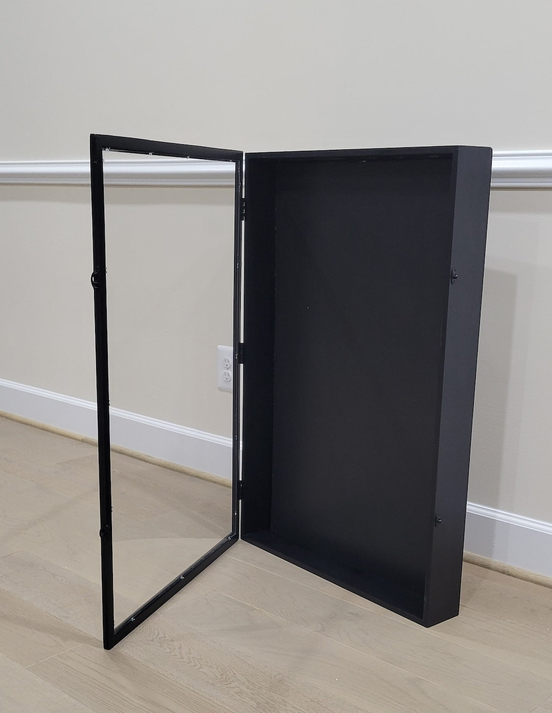 Extra Deep Jersey, Uniform Shadow Box, Wooden Display Case, Black ...