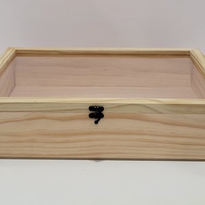16"x20" Large Deep Shadow Box Display Case Frame, Unfinished, Painted ...