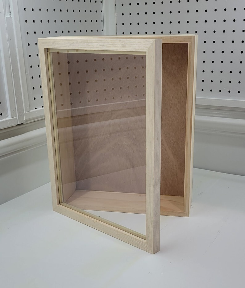 15 X 12 X 5 Shadow Box Frame With Hinged Lid, Extra Large and Deep ...