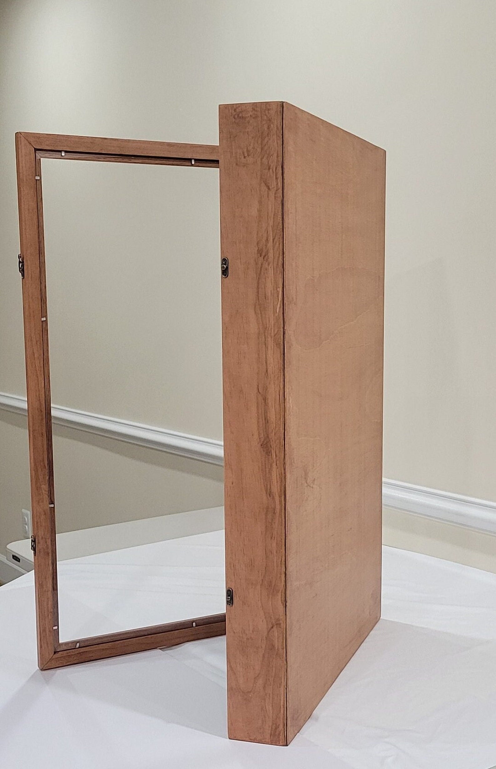 Military Uniform Shadow Box Display Case, Custom Keepsake Box, Wooden ...