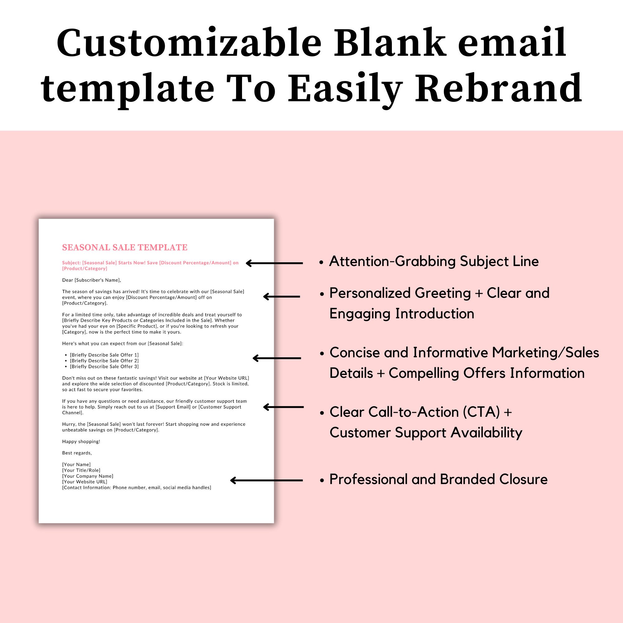 38 Ready-to-send Email Templates, Email Marketing Guide Ultimate Email ...