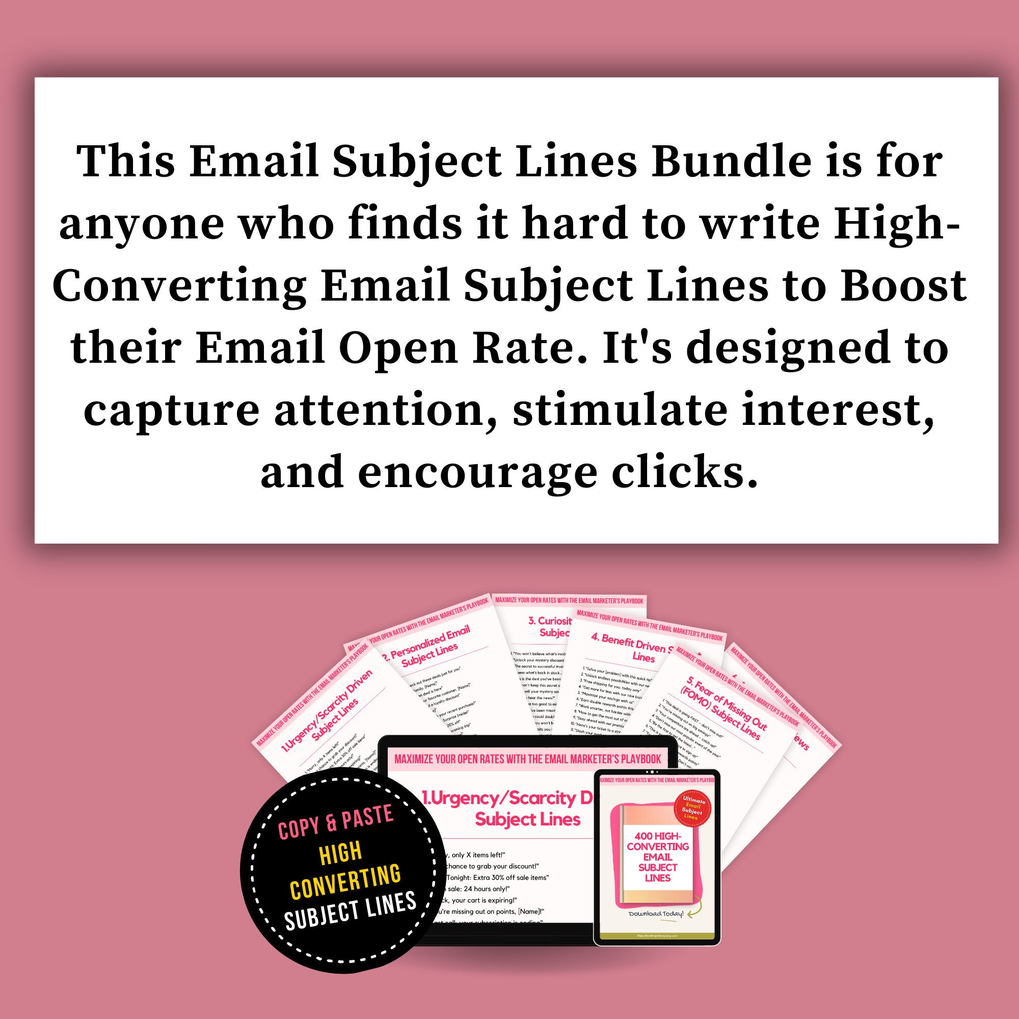 400 EMAIL SUBJECT LINES, High Converting Email Subject Lines ...