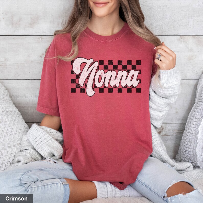 Checkered Nonna Shirt New Nonna Gift Nonna to Be Shirt Nonna Gift From ...
